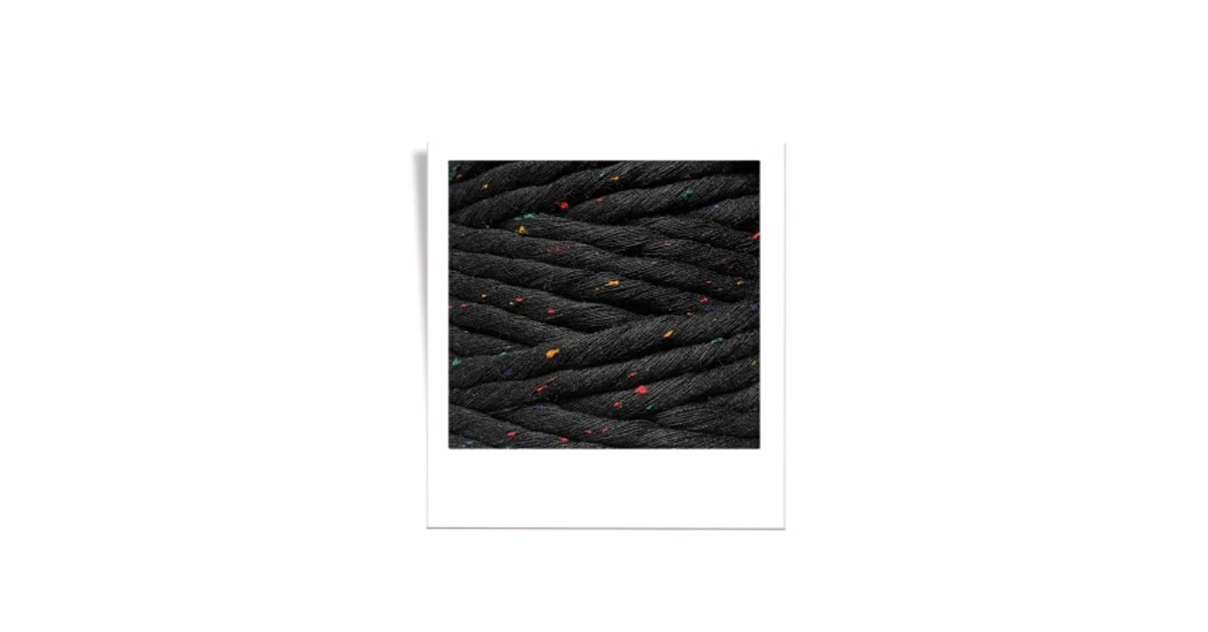 Bobbiny kifésülhető makramé fonal 5 mm - MIDNIGHT DUST (éjféli por ...
