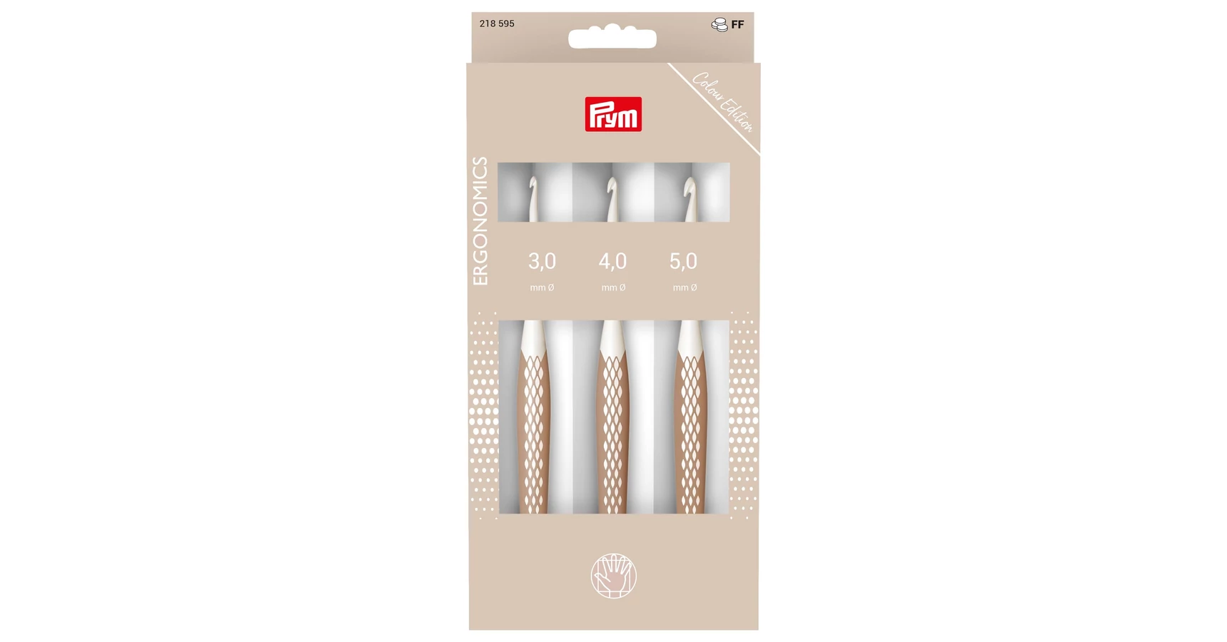 Prym Ergonómikus horgolótű készlet 3 db-os 3-4-5 mm - FonalLak.hu