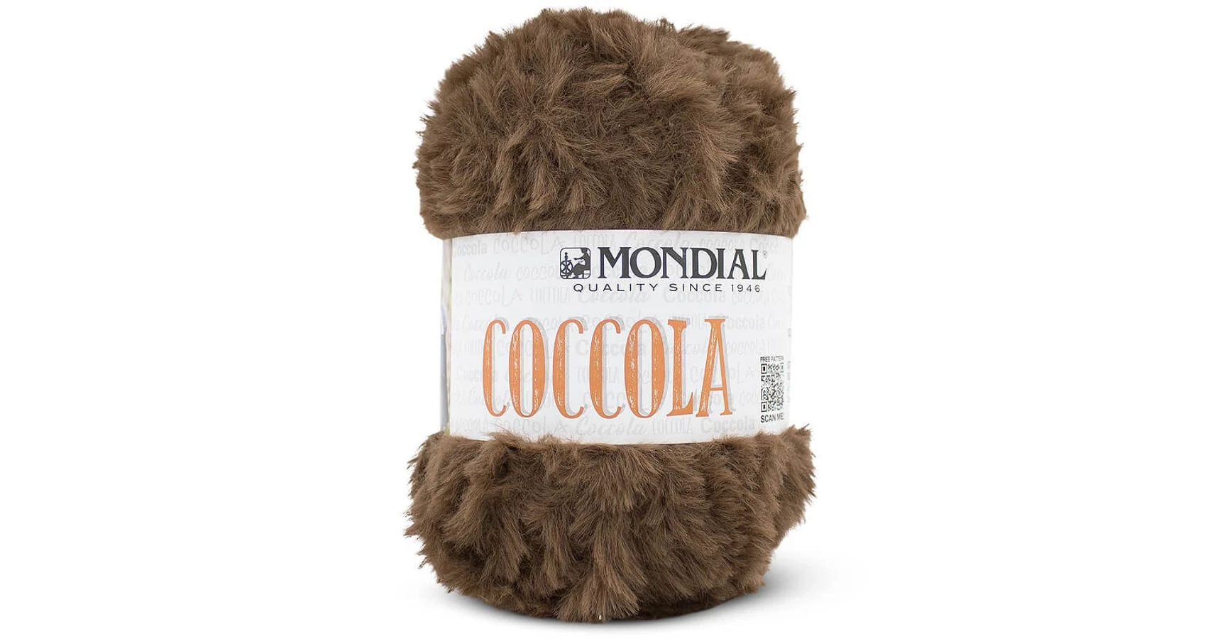 Mondial Coccola szőrös fonal - barna - FonalLak.hu